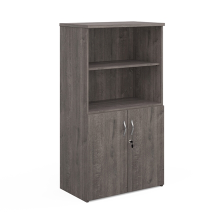 Open / Wood Doors Combination Unit 1790mm High | CDF Office Furniture