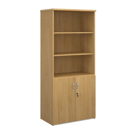 Open / Wood Doors Combination Unit 1440mm High | CDF Office Furniture